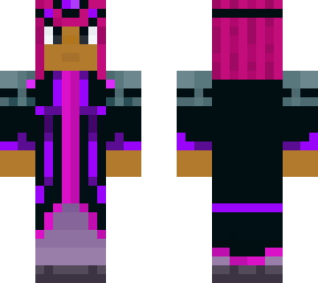 Minecraft dungeons splendid robe /girl evoker | Minecraft Skin