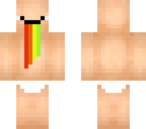 baby puking rainbow | Minecraft Skin