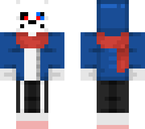 Dust tale sans | Minecraft Skin