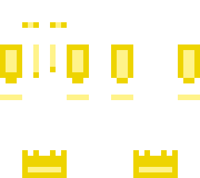 golden enderman | Minecraft Skin