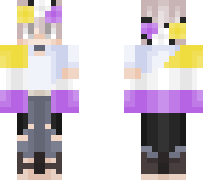 Nonbinary Skin | Minecraft Skin