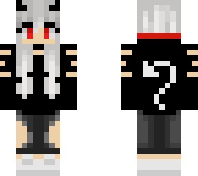 white demon | Minecraft Skin