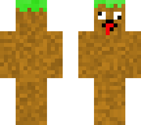 derpy grass block | Minecraft Skin