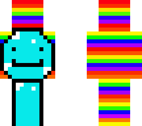 dream with diamond dream body armor | Minecraft Skin