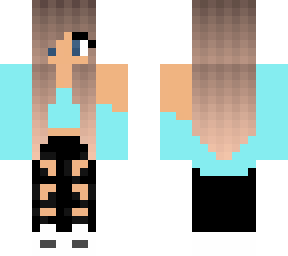 Lightning girl | Minecraft Skin