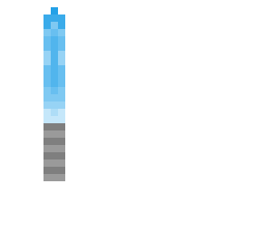 Blue lightsaber | Minecraft Skin