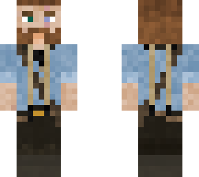 Mutton Chops Gunslinger | Minecraft Skin