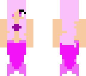 Pearl the Little Pink Mermaid | Minecraft Skin