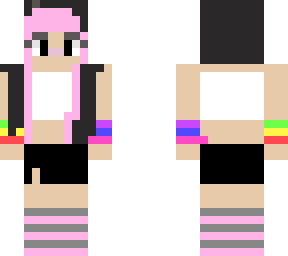 rave girl | Minecraft Skin