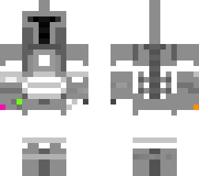 Setermite Skin Black and White | Minecraft Skin