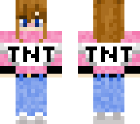 tnt girl | Minecraft Skin