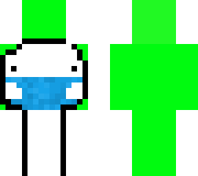 dream wearing a mask | Minecraft Skin