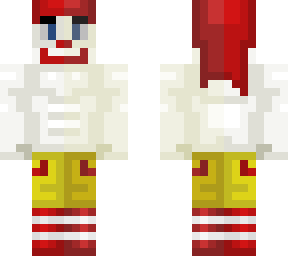 Super Ronald Mcdonald | Minecraft Skin