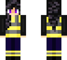 Girl with Hi-Vis on | Minecraft Skin