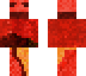 lava man | Minecraft Skin