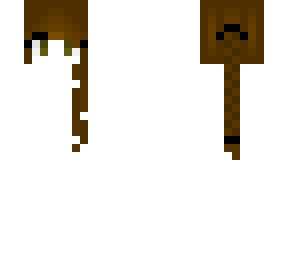 Brown Braid~Hair Base | Minecraft Skin