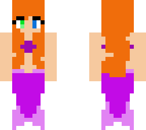 elizabeth aft as a mermaid | Minecraft Skin