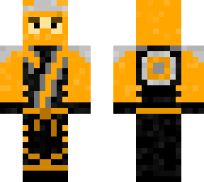 Orange Elemental Robes | Minecraft Skin