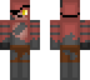 Withered Foxy | Minecraft Skin