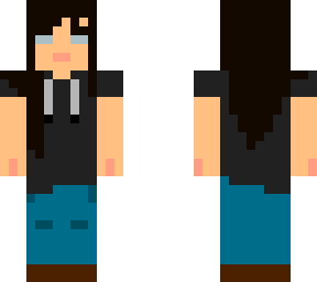Guy Long Hair | Minecraft Skin