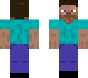 Steve but front=back and back=front | Minecraft Skin