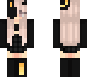 Yellow Cat Mask Girl | Minecraft Skin