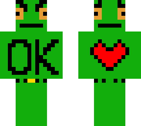 angry happy phrog | Minecraft Skin