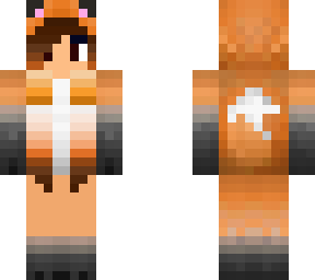 Fox onesie girl ( edited hair) | Minecraft Skin