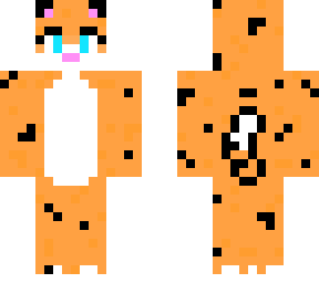 rainbow snow leopard | Minecraft Skins