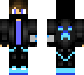 blue epic gamer | Minecraft Skin