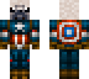 captain America pug | Minecraft Skin