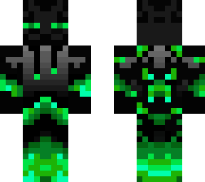 cool green enderman | Minecraft Skin