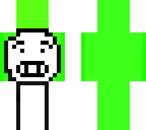 Dream Facial Expression Scared/anxious | Minecraft Skin