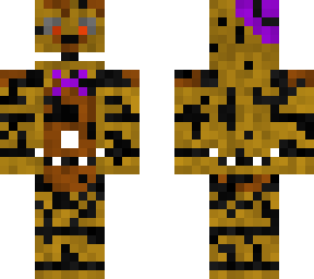 Nightmare Fredbear Minecraft Skins
