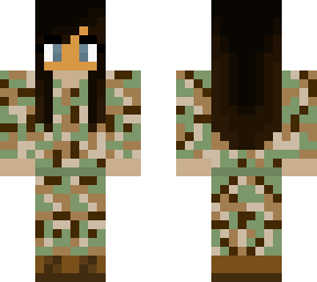 military girl | Minecraft Skins