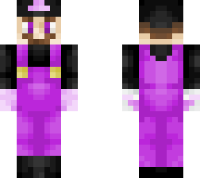 Pruple Mario | Minecraft Skin