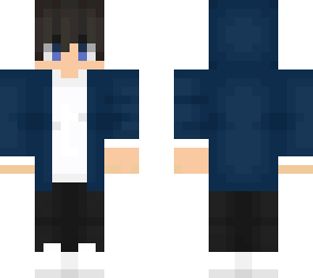 Blue hoodie boy | Minecraft Skin