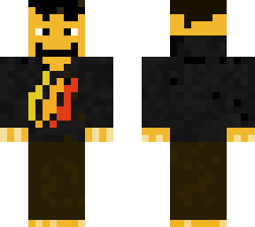 boy wearing firemerch | Minecraft Skin