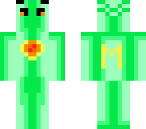 Green Minecraft sweat Skin | Minecraft Skin