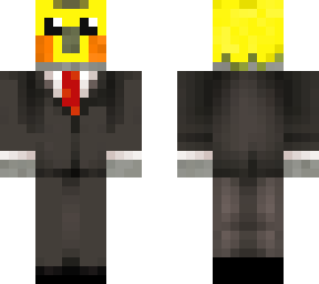Happy cockatiel in formal | Minecraft Skin