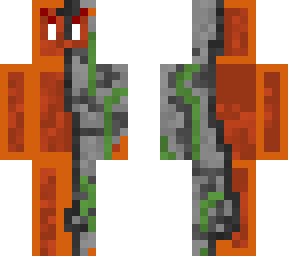 Maroon Slime/Mossy Cobble | Minecraft Skin