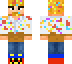 Birthday Bob Ross | Minecraft Skin