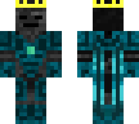 Blue wither king | Minecraft Skin