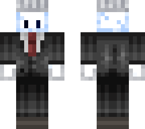 Milk block in a suit lol | Minecraft Skin