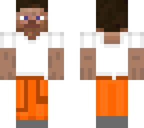 Prisoner Steve | Minecraft Skin