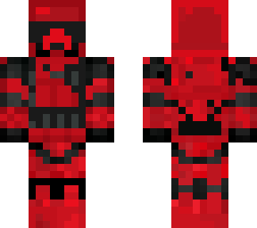 Red Stormtrooper | Minecraft Skin
