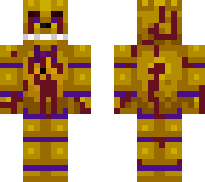 During spring lock failure | Minecraft Skin