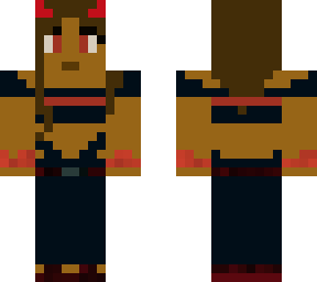 Female Demon With Melanin | Minecraft Skin