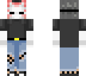fox mask girl | Minecraft Skin