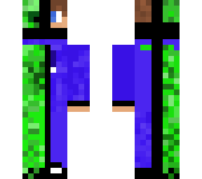 Half Creeper | Minecraft Skins